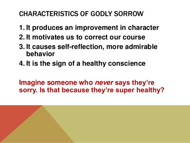 Sorrows, Godly and Worldly