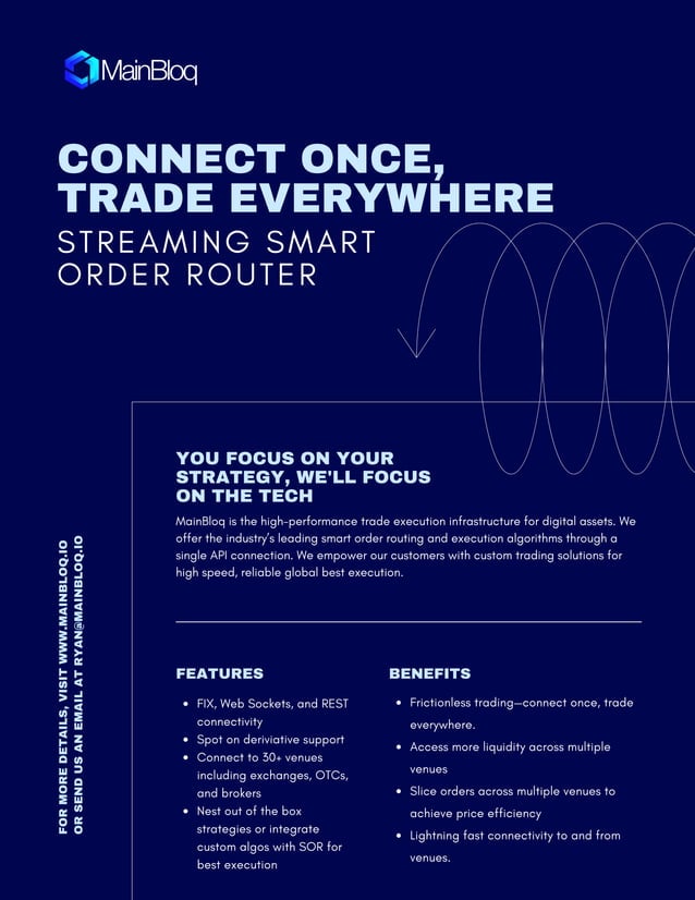xSOR Smart Order Router: Connect once trade crypto everywhere | PDF