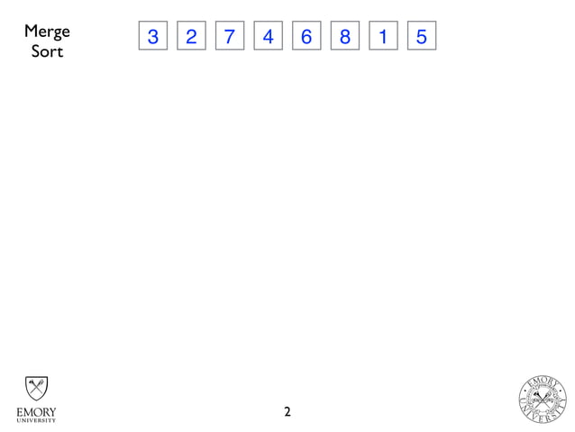 CS253: Divide & Conquer Sort (2019) | PPT