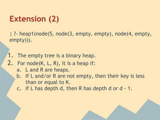 Binary Search Tree and Heap in Prolog | PDF | Databases | Computer ...