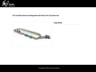 Intelligent Tilt Tray Sorter System by Falcon Autotech | PPTX