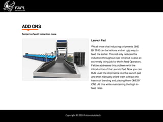 Intelligent Tilt Tray Sorter System by Falcon Autotech | PPTX