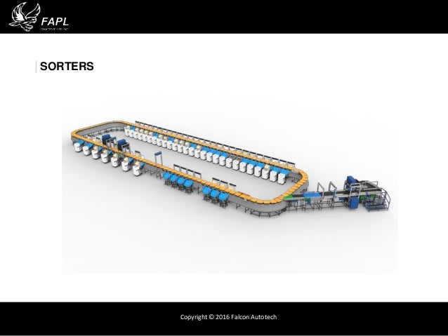 Intelligent Tilt Tray Sorter System by Falcon Autotech
