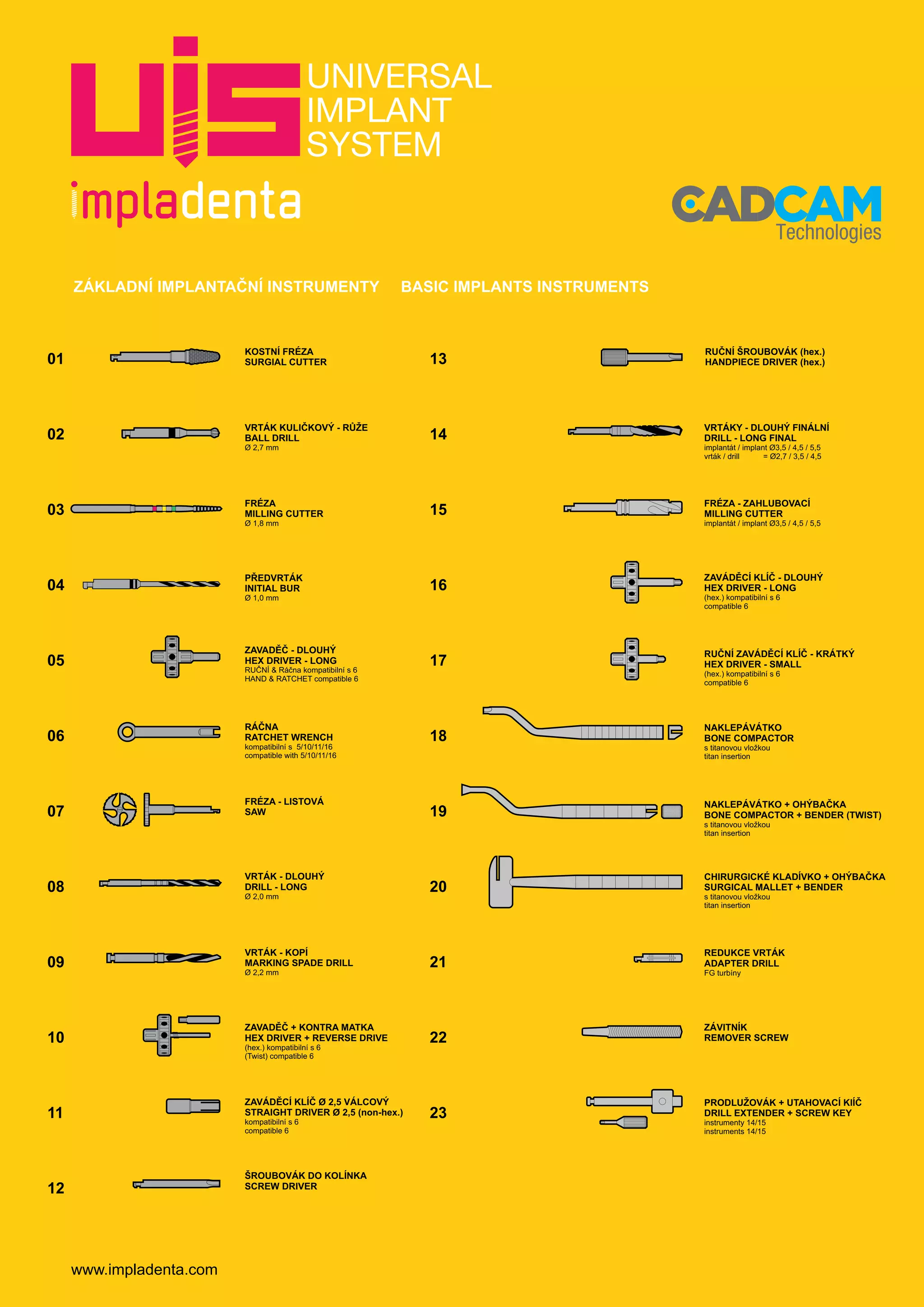 IMPLADENTA - Universal Implants System | PDF