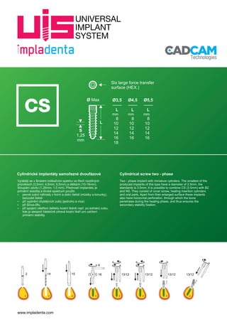 IMPLADENTA - Universal Implants System | PDF