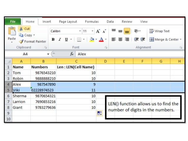 Sort in excel