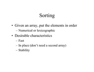 Sorting (introduction) | PPT