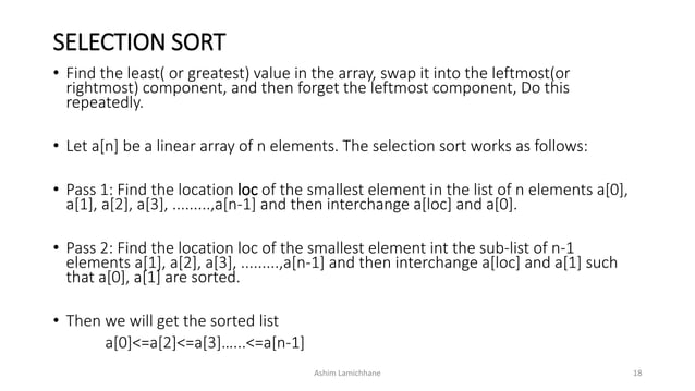 Sorting | PPT