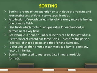 Sorting | PPTX