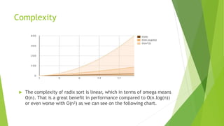 Radix and Shell sort | PPTX