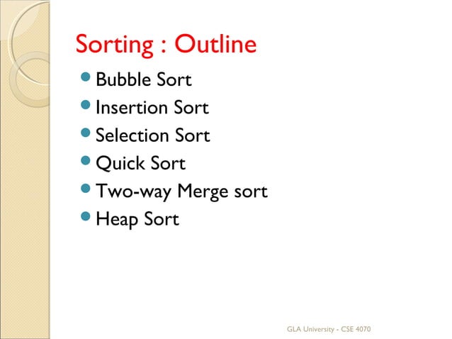 Sorting.ppt read only | PPT