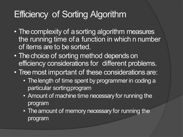 Sorting And Type of Sorting | PPT