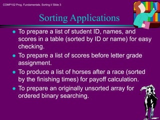 Sorting | PPT
