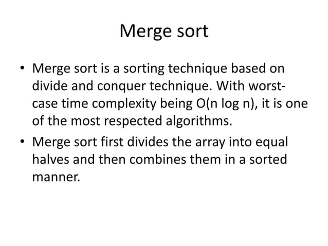 Sorting Pptx