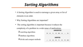 what is sorting algorithm and implementation.pptx