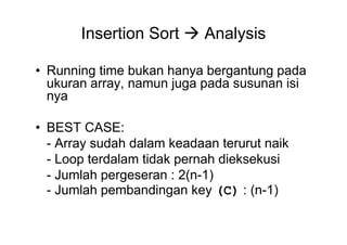 Sorting insertion-sort | PPT