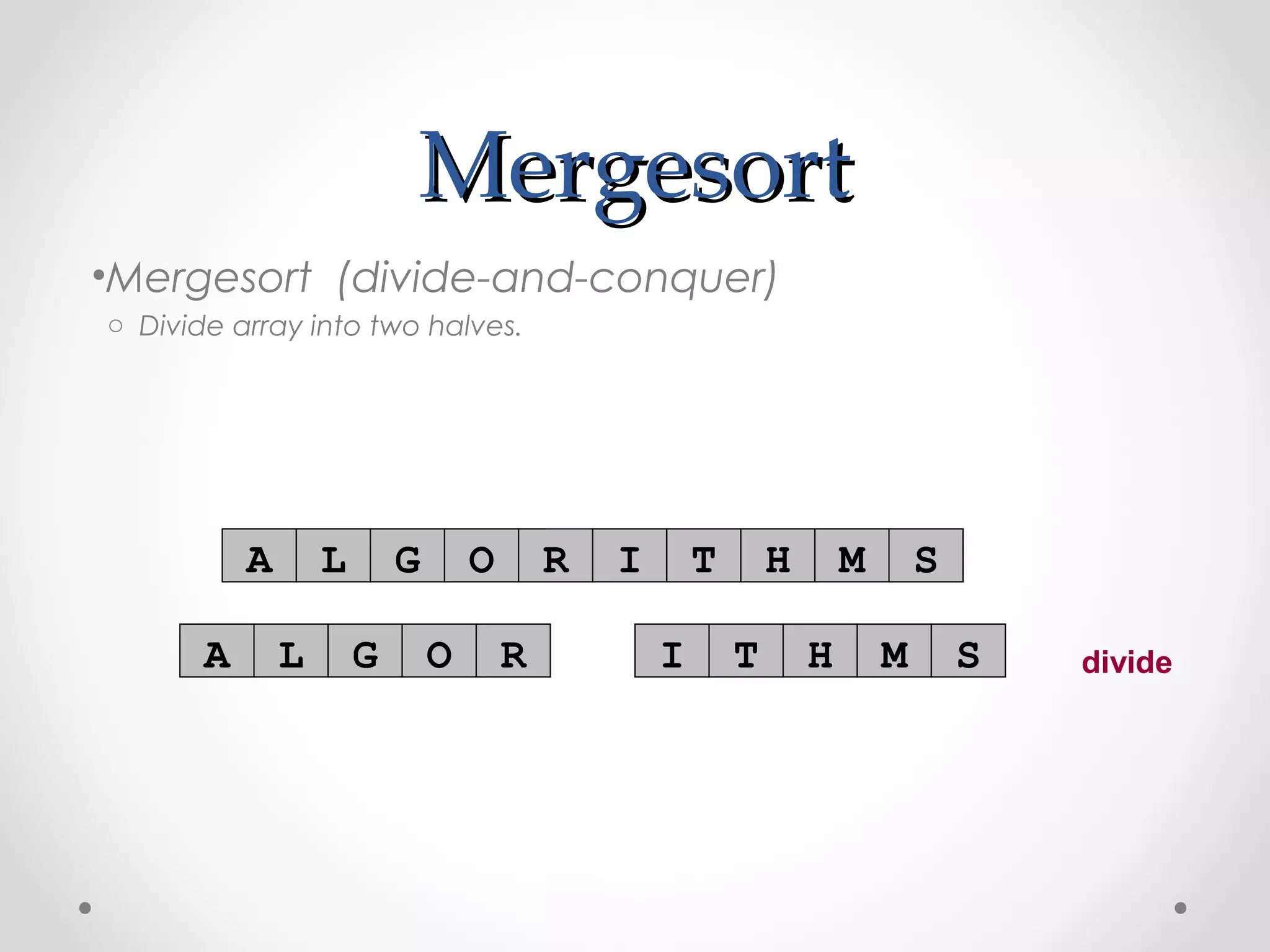 Sorting Algorithms Ppt