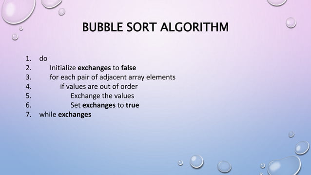 Sorting types and Algorithms | PPT
