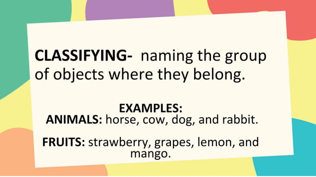 SORTING AND CLASSIFYING FAMILIAR WORDS 1.pptx | Pets