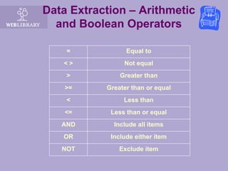Sorting & Extracting Data | PDF