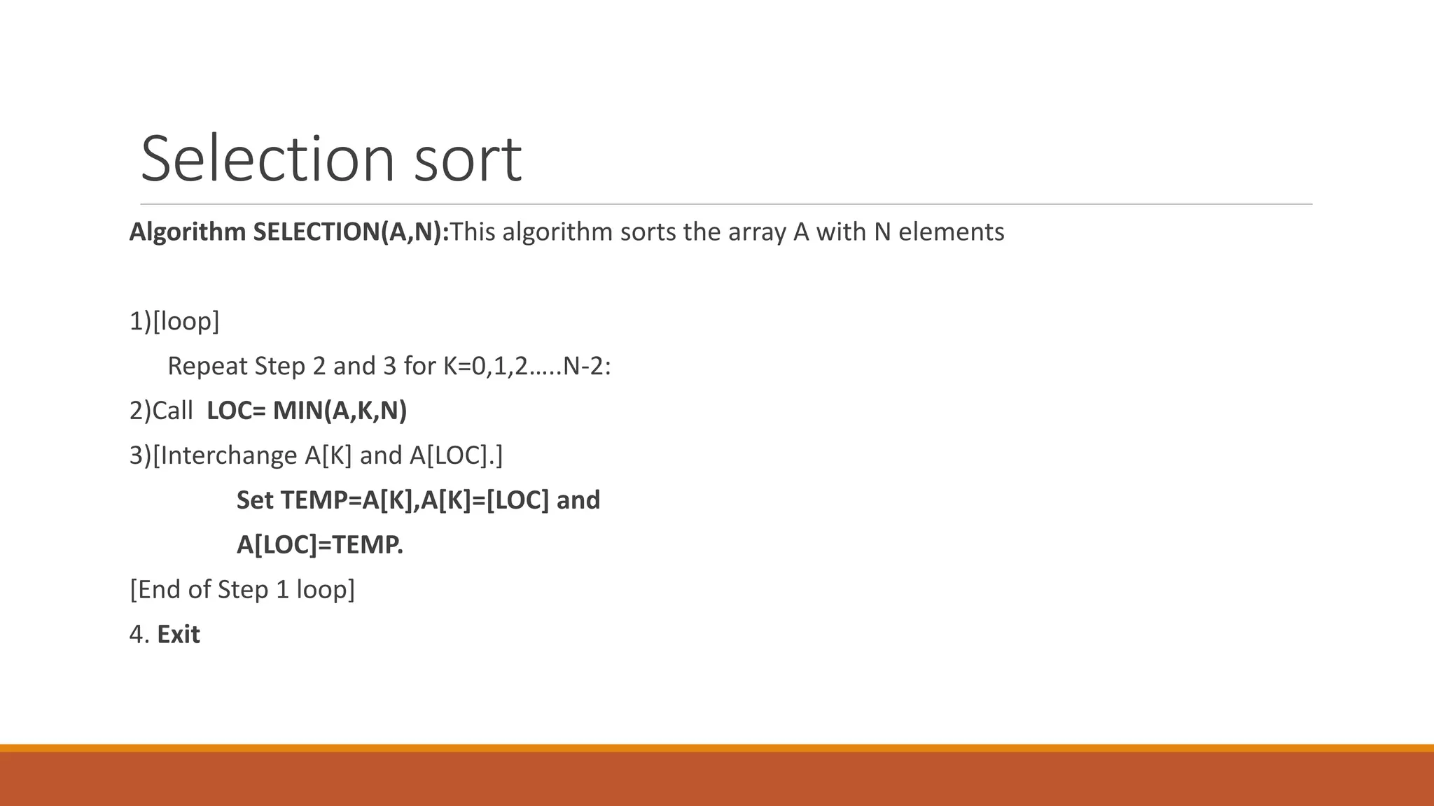 Sorting And Hashing Concepts Ppt