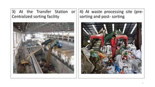 Sorting and material recovery | PPTX