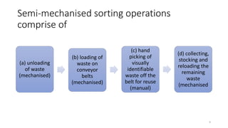 Sorting and material recovery | PPTX