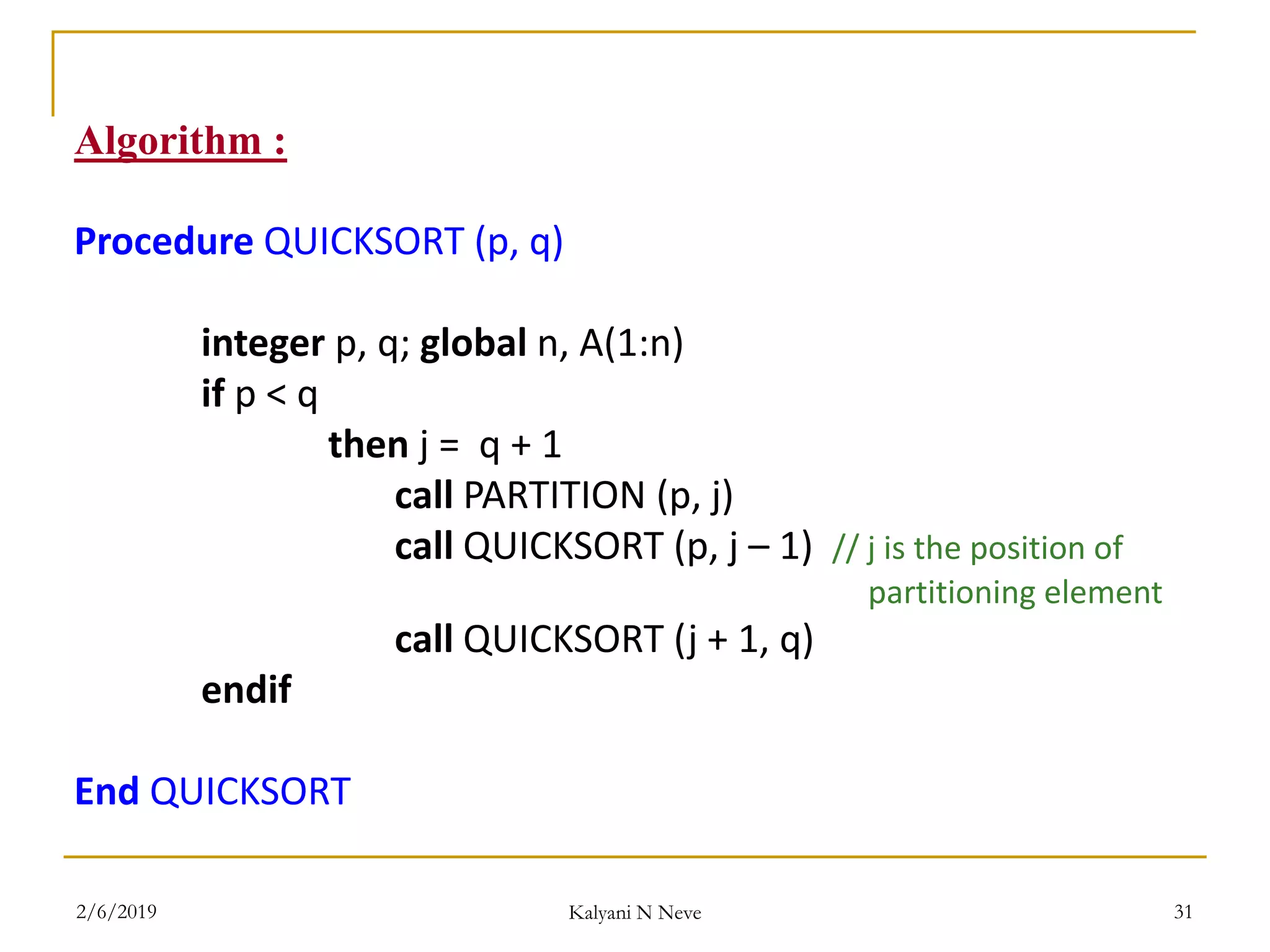 Sorting and searching | PPSX | Programming Languages | Computing