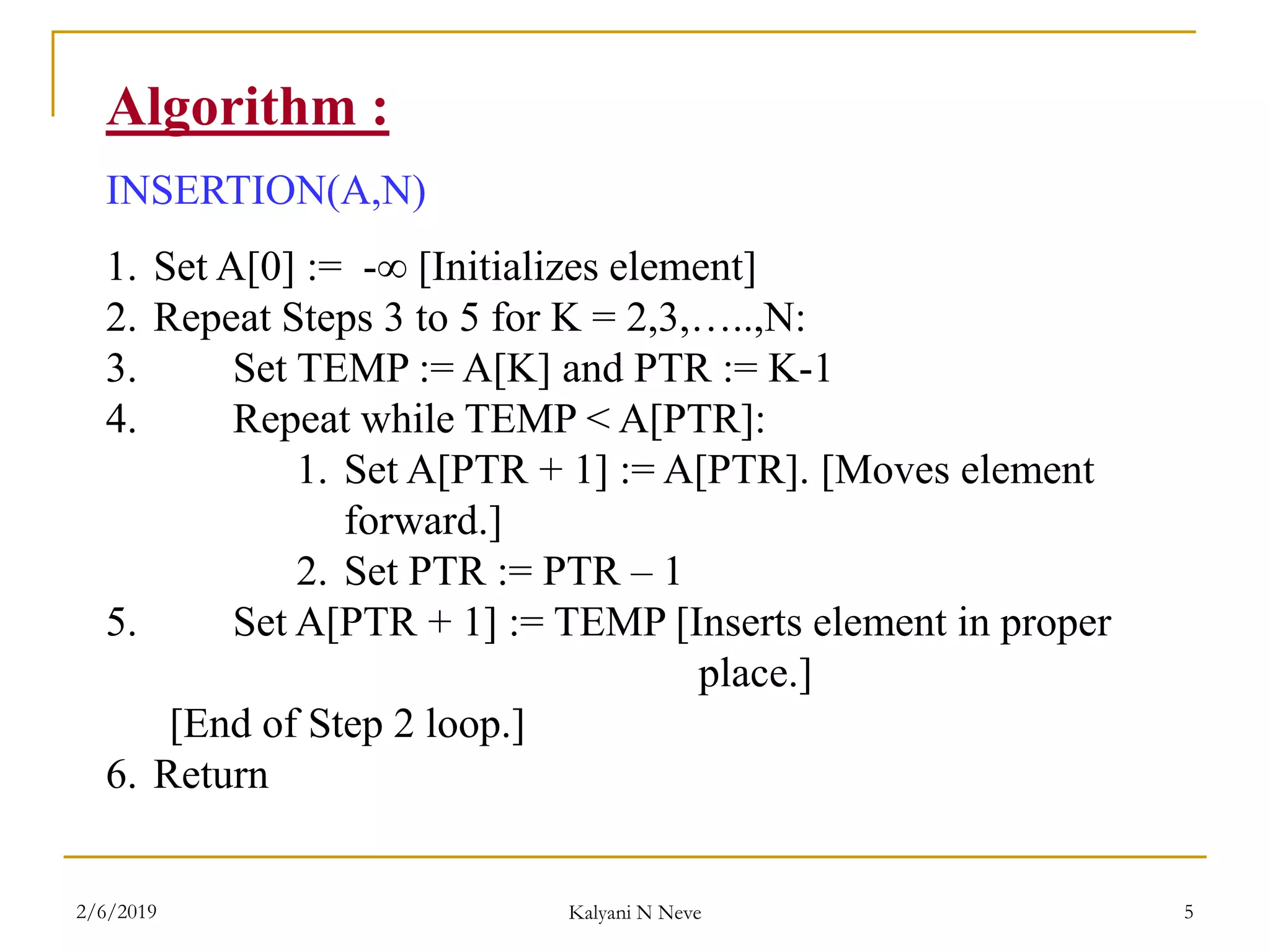 Sorting and searching | PPT