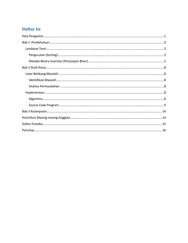 Sorting insert binary | PDF