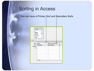 Sorting databases | PPT