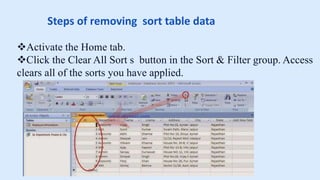 Sorting, Filtering, and Creating Relationships.pptx