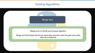 Sorting in python | PPTX