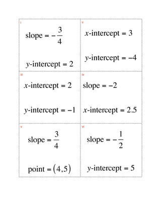Sorting linear functions | PAGES
