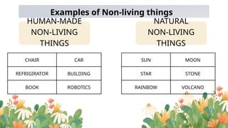 sorting living things and non-living Things | PPTX