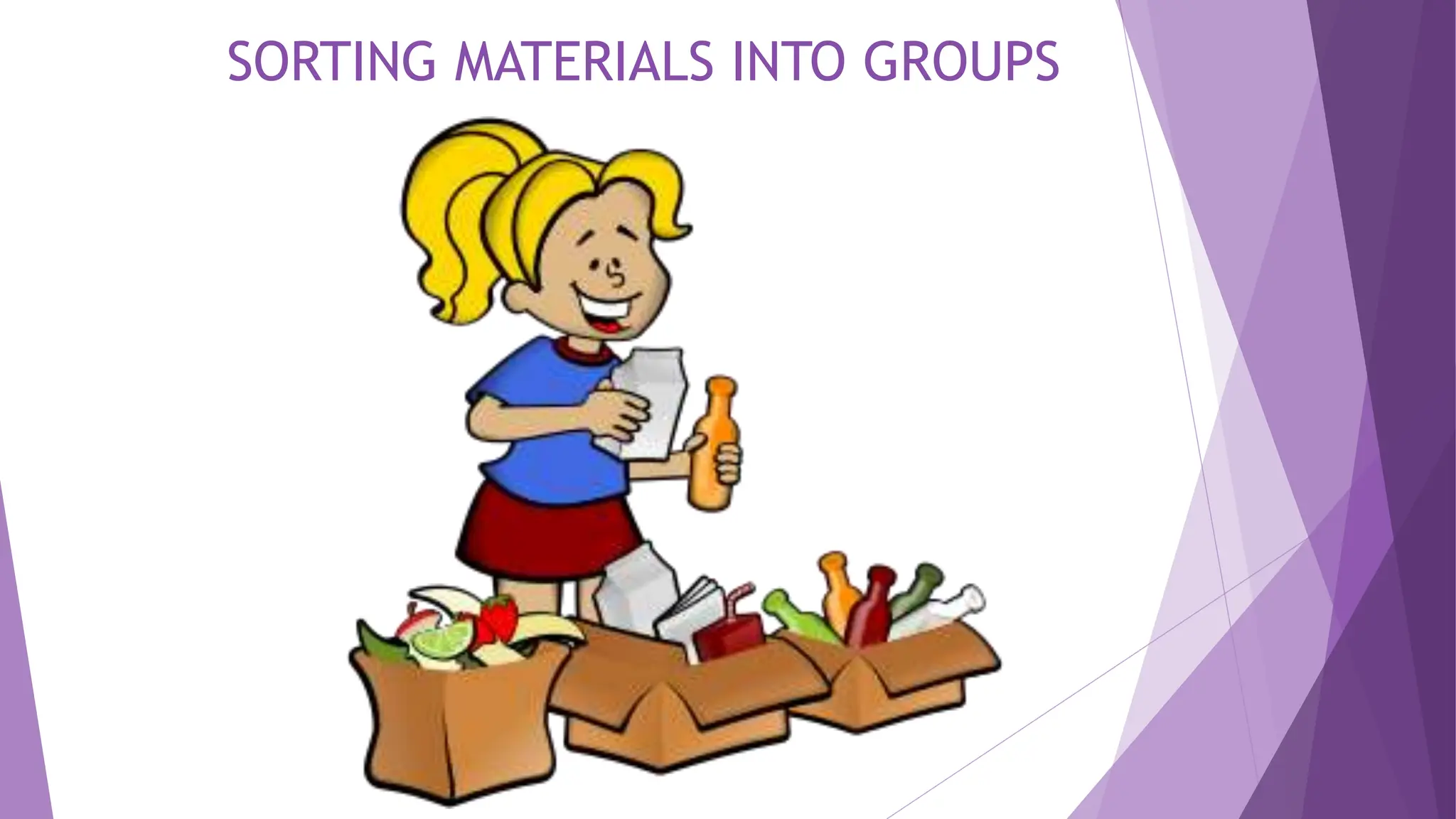 SORTING MATERIALS INTO GROUPS.pptx Class 6 | PPTX