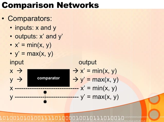 Sortingnetworks Ppt