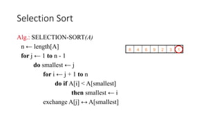 Sorting of arrays, types in c++ .IST .ppt