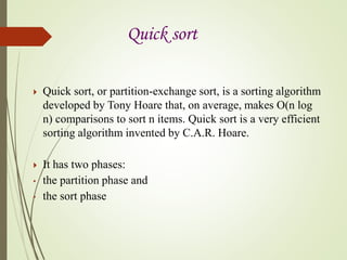 Sorting ppt | PPT