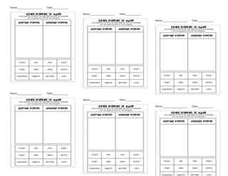 Sorting properties of matter | PPT