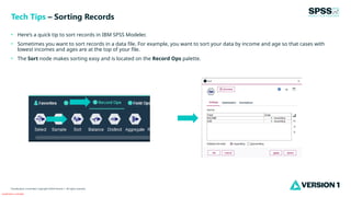 Sorting Records in IBM SPSS Modeler.pptx