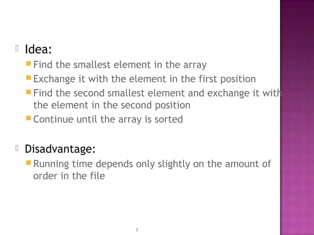 Sorting techniques | PPT | Computing | Technology & Computing