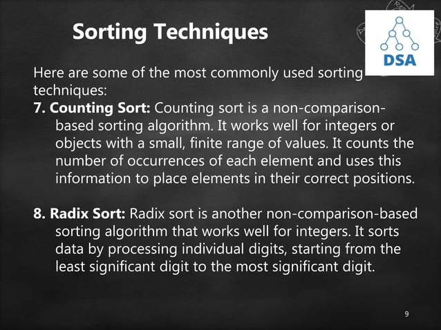 SORTING techniques.pptx | Programming Languages | Computing