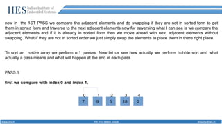 Sorting Techniques in C programming | PPTX