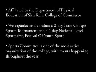 Sports committee orientation | PPTX