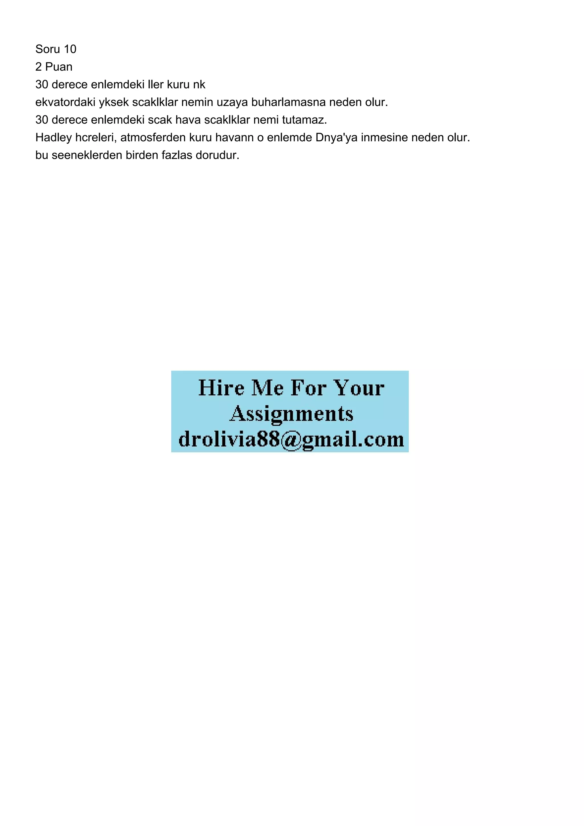 Soru 10 2 Puan 30 derece enlemdeki ller kuru nk ekva.pdf