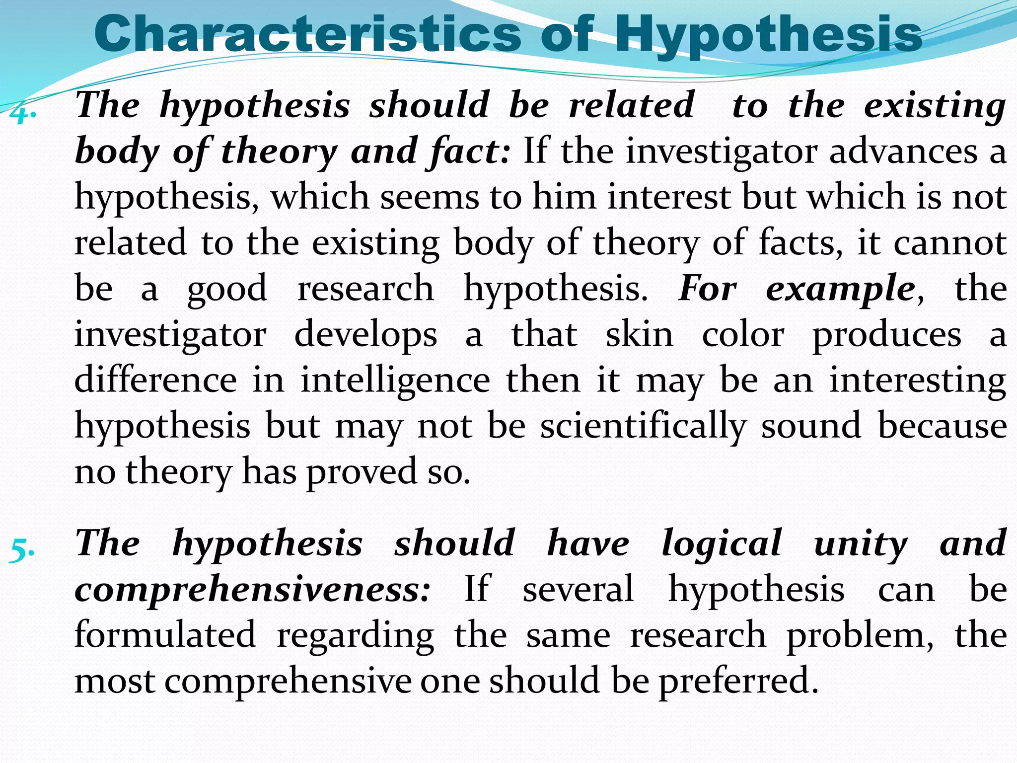 Sources of Research Questions and Formulation of Hypothesis | PPTX