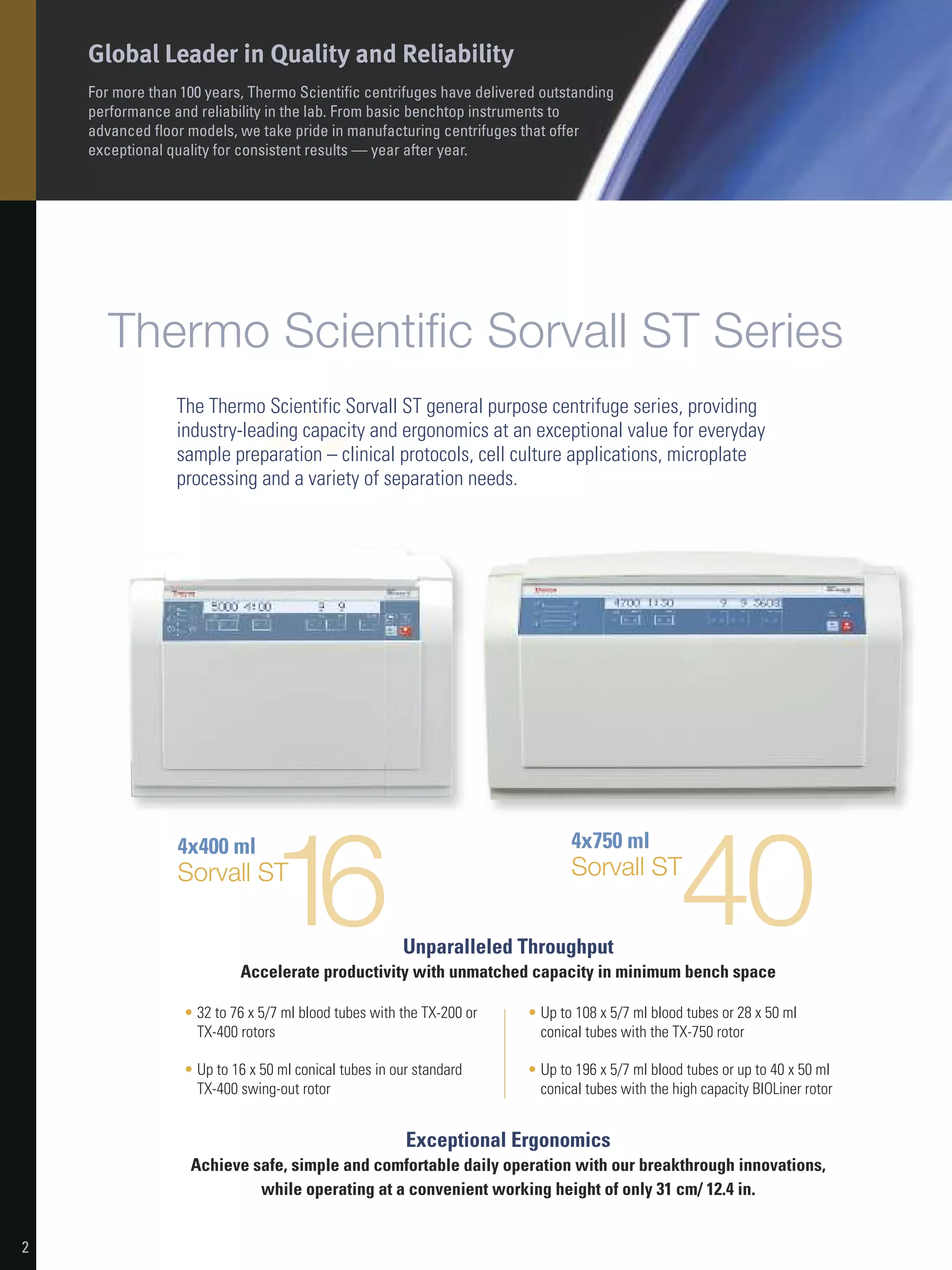 Benchtop Centrifuge | PDF