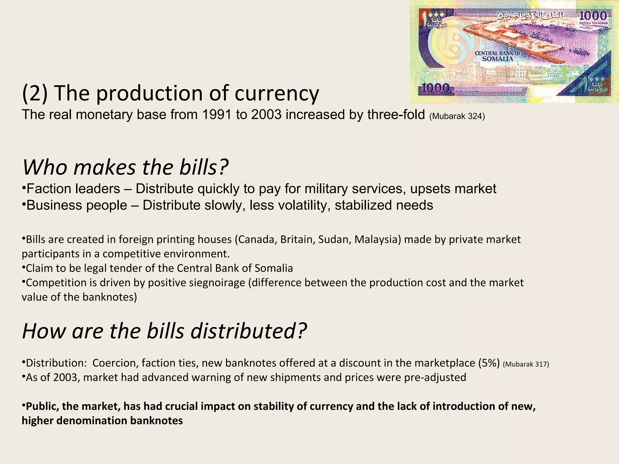 Somali Shilling | PPT