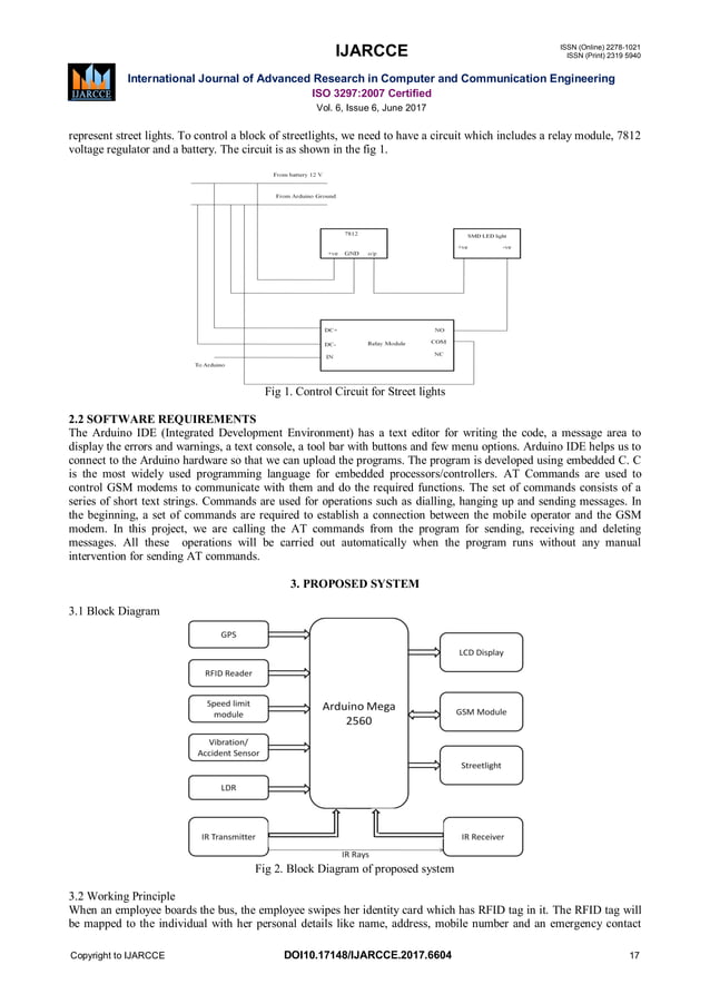 RFID based women safety system with Autonomus Street | PDF